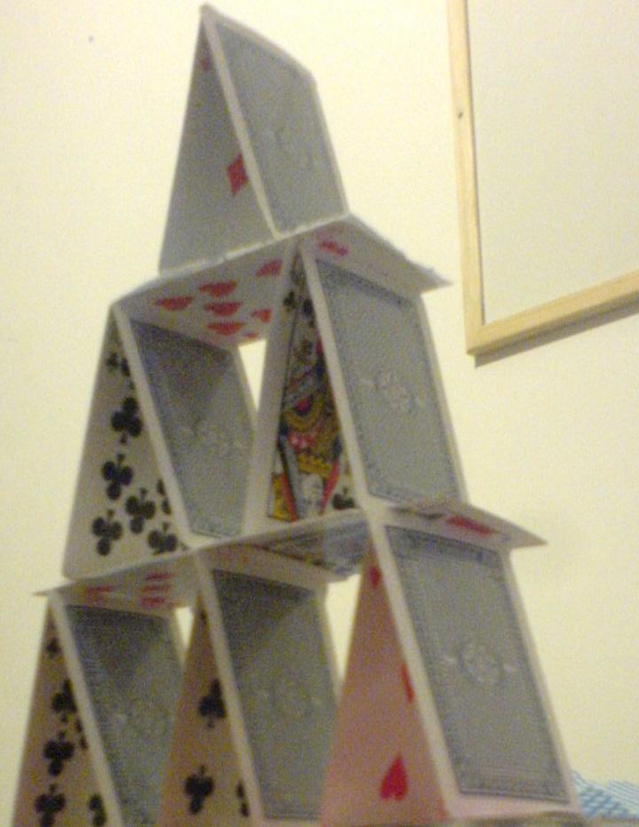 How To Build A Card Castle - Sockthanks29