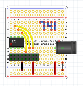 LM741 Op Amp on a Breadboard : 8 Steps (with Pictures) - Instructables