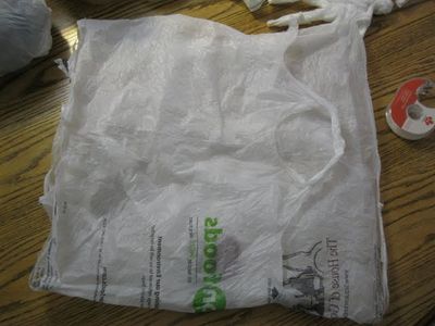 Halloween Skeleton Made of Plastic Shopping Bags. : 7 Steps (with ...