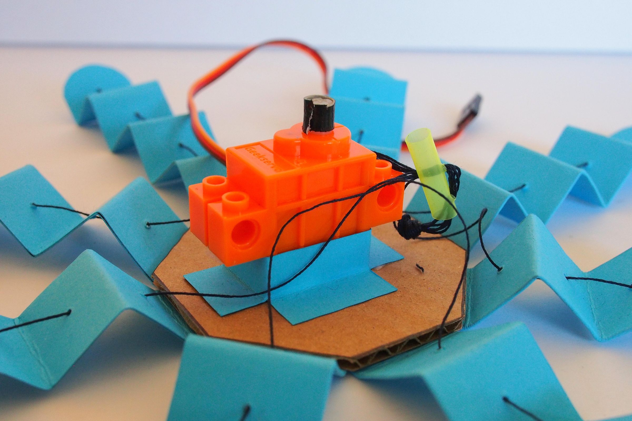 Robotic Paper Octopus (with Micro:bit) : 24 Steps (with Pictures ...