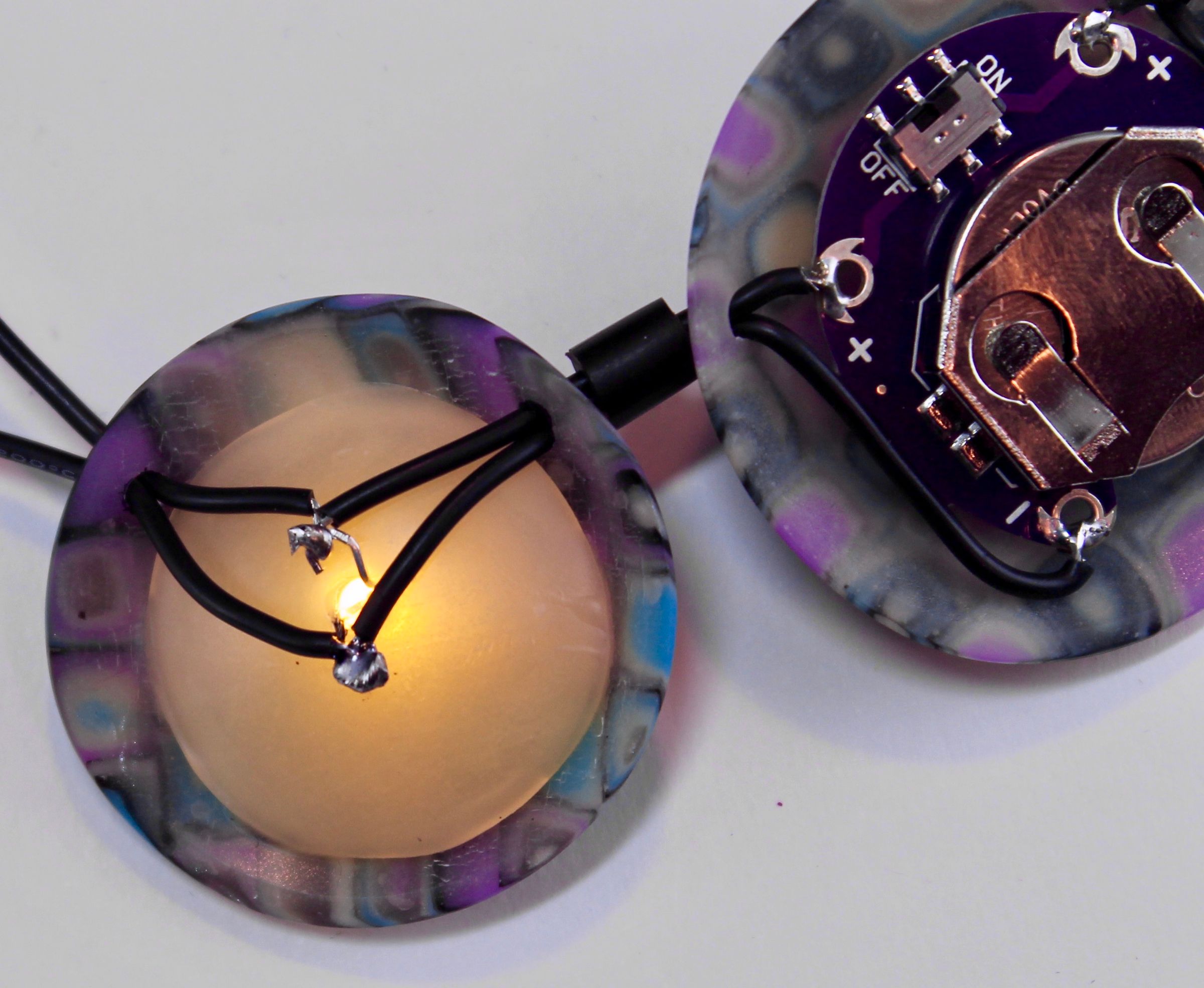 Illuminated Polymer Clay Necklace : 9 Steps (with Pictures) - Instructables