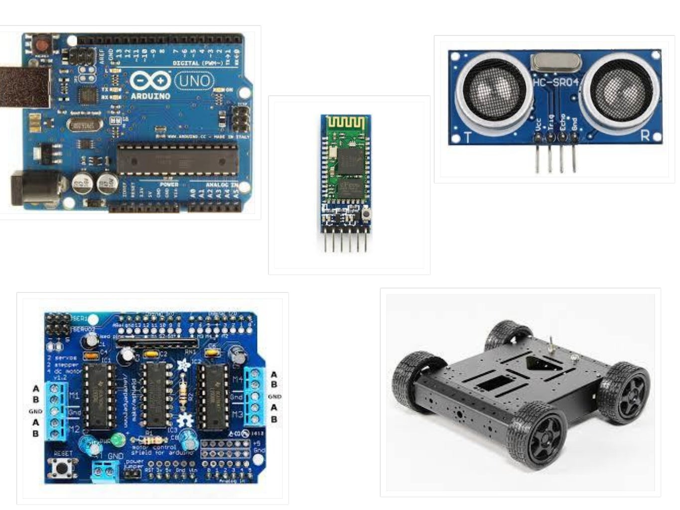 Obstacle Avoiding Robot Using Arduino Uno 5 Steps With Pictures Instructables