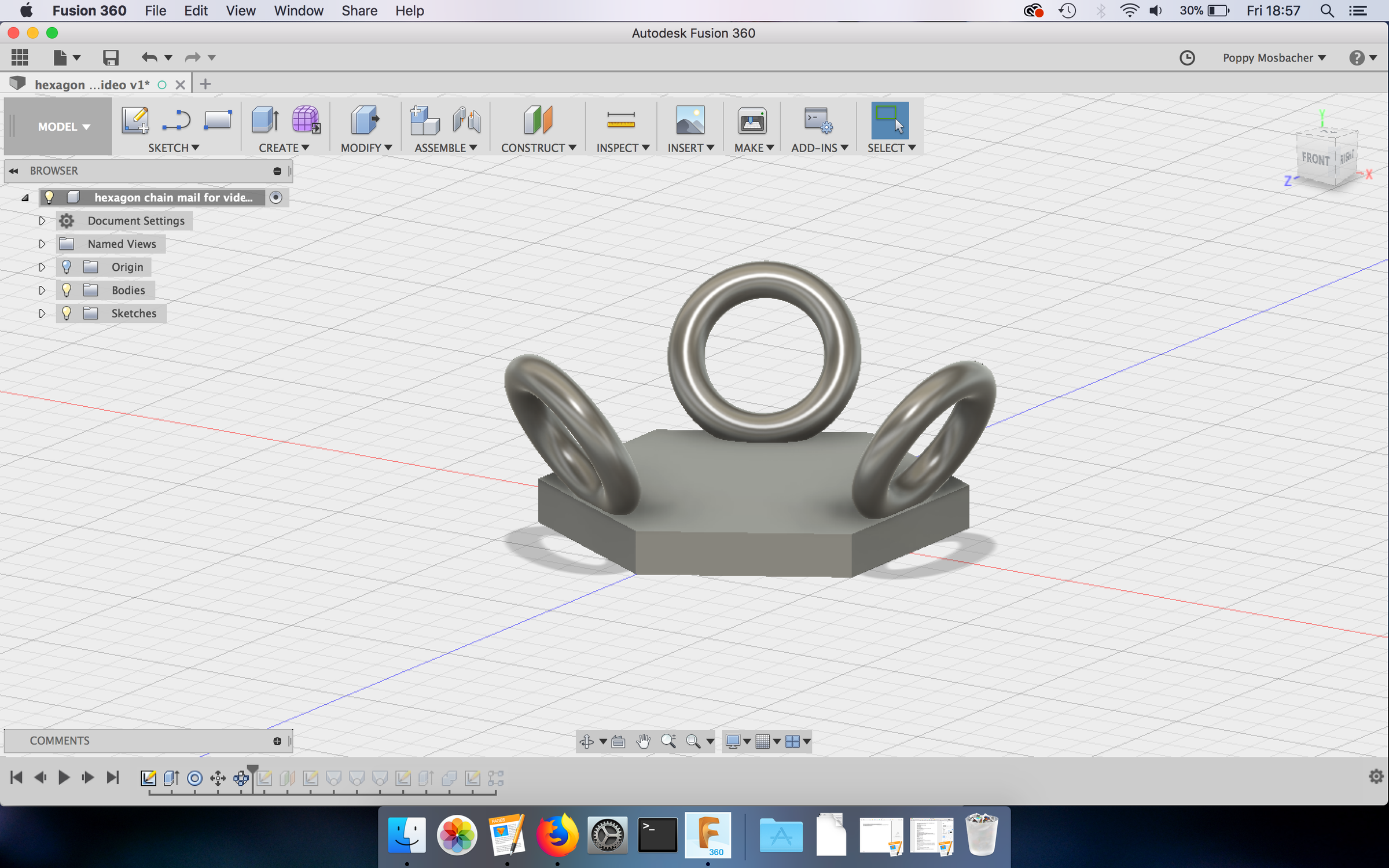 How to Draw 3D Printable Chainmail With Fusion 360 : 6 Steps (with Pictures) - Instructables