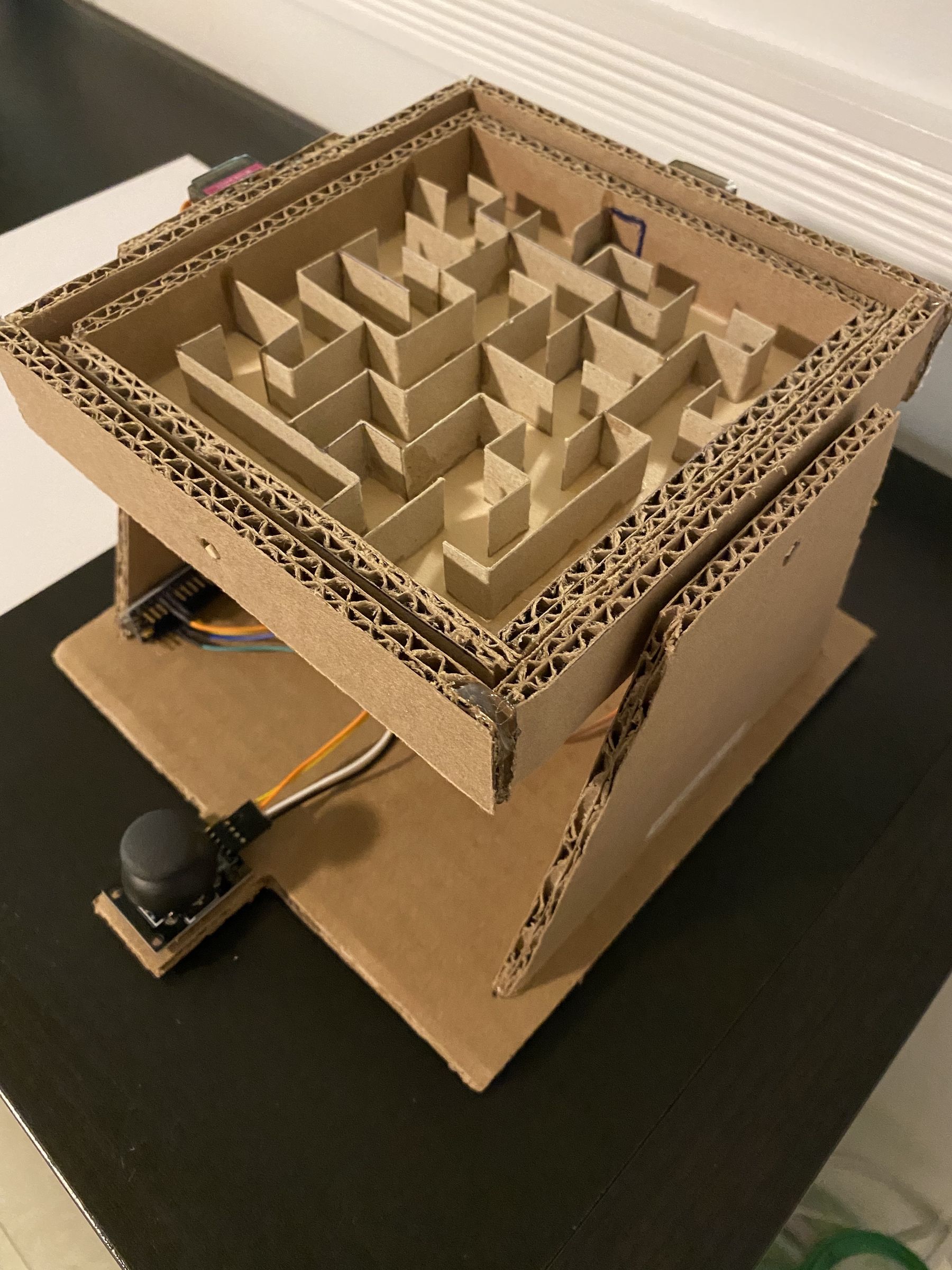 Arduino Marble Cardboard Maze Labyrinth : 6 Steps (with Pictures) - Instructables