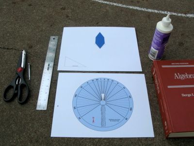 15-minute Paper-craft Sundial : 7 Steps (with Pictures) - Instructables