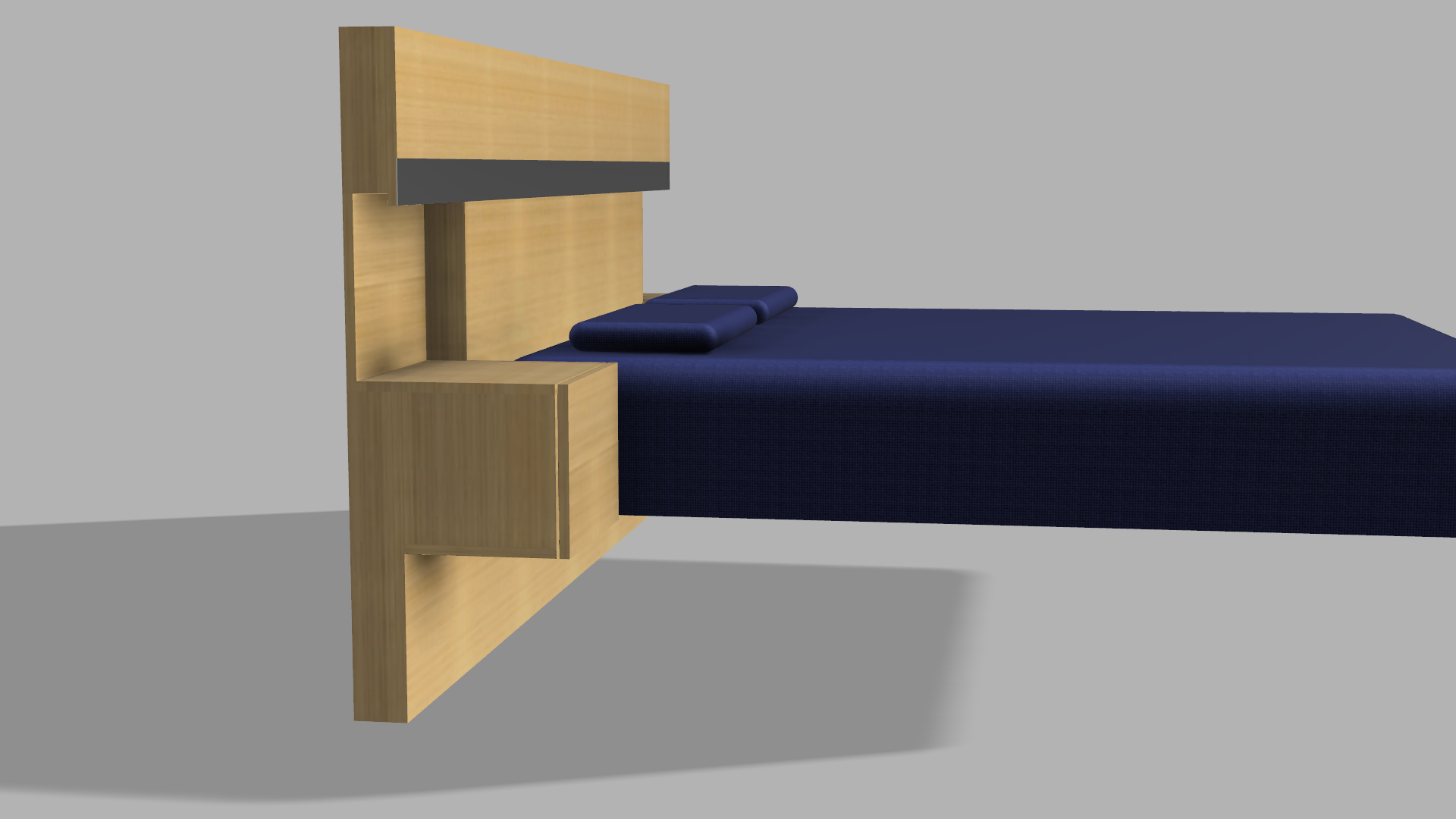 Headboard With Integrated Bedside Tables and Lighting : 14 Steps (with ...