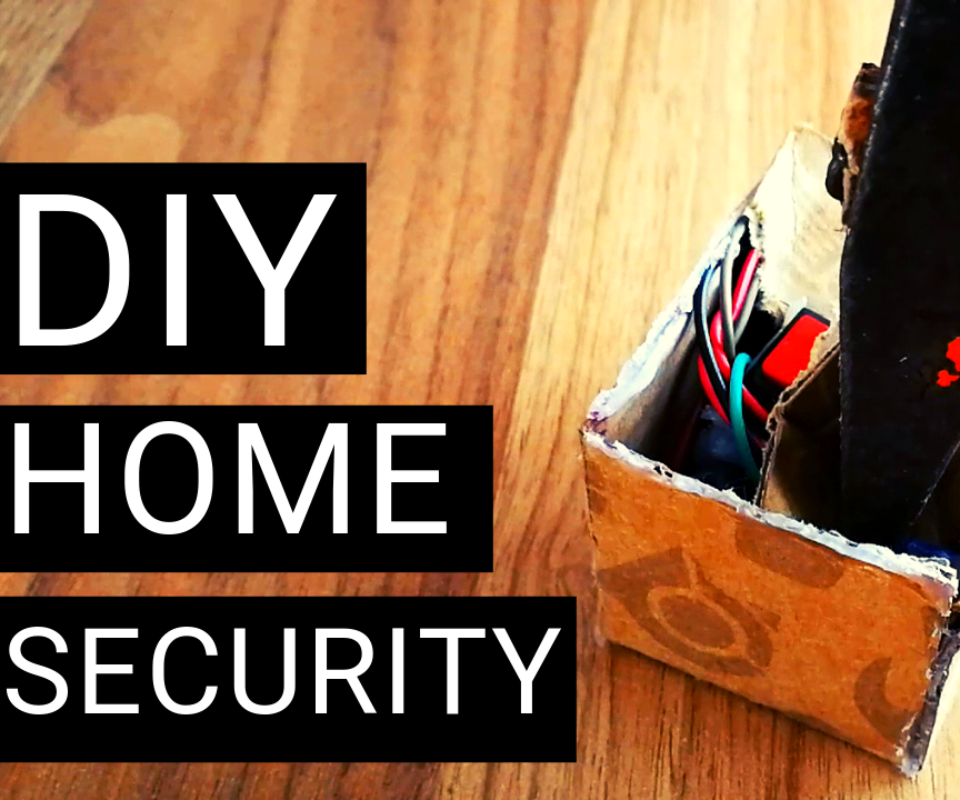 DIY Home Security - How to Make a Simple Motion Detect | New Version ...