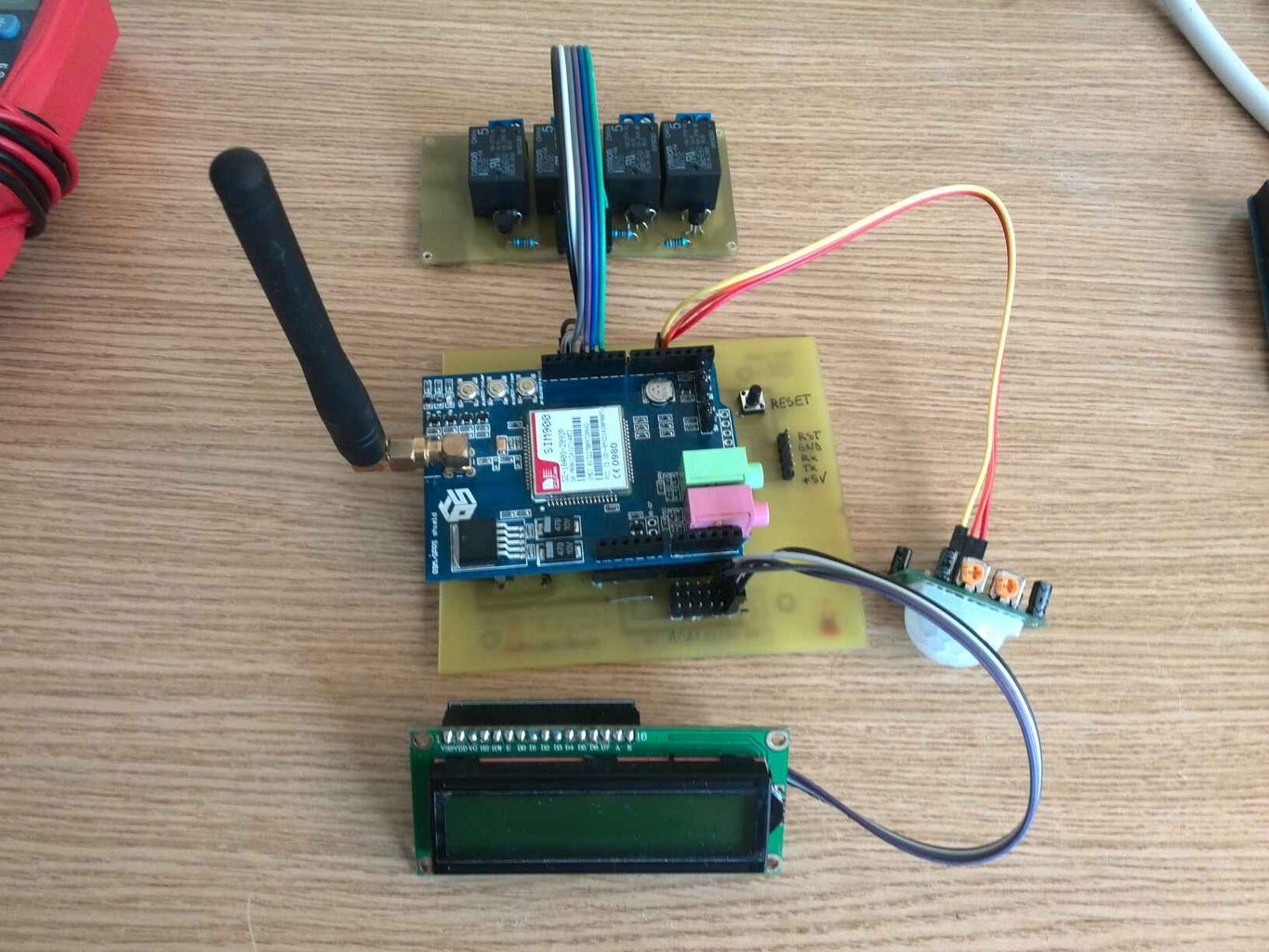 Home Automation System Using Arduino And Sim900 Gsm Module 9 Steps Instructables
