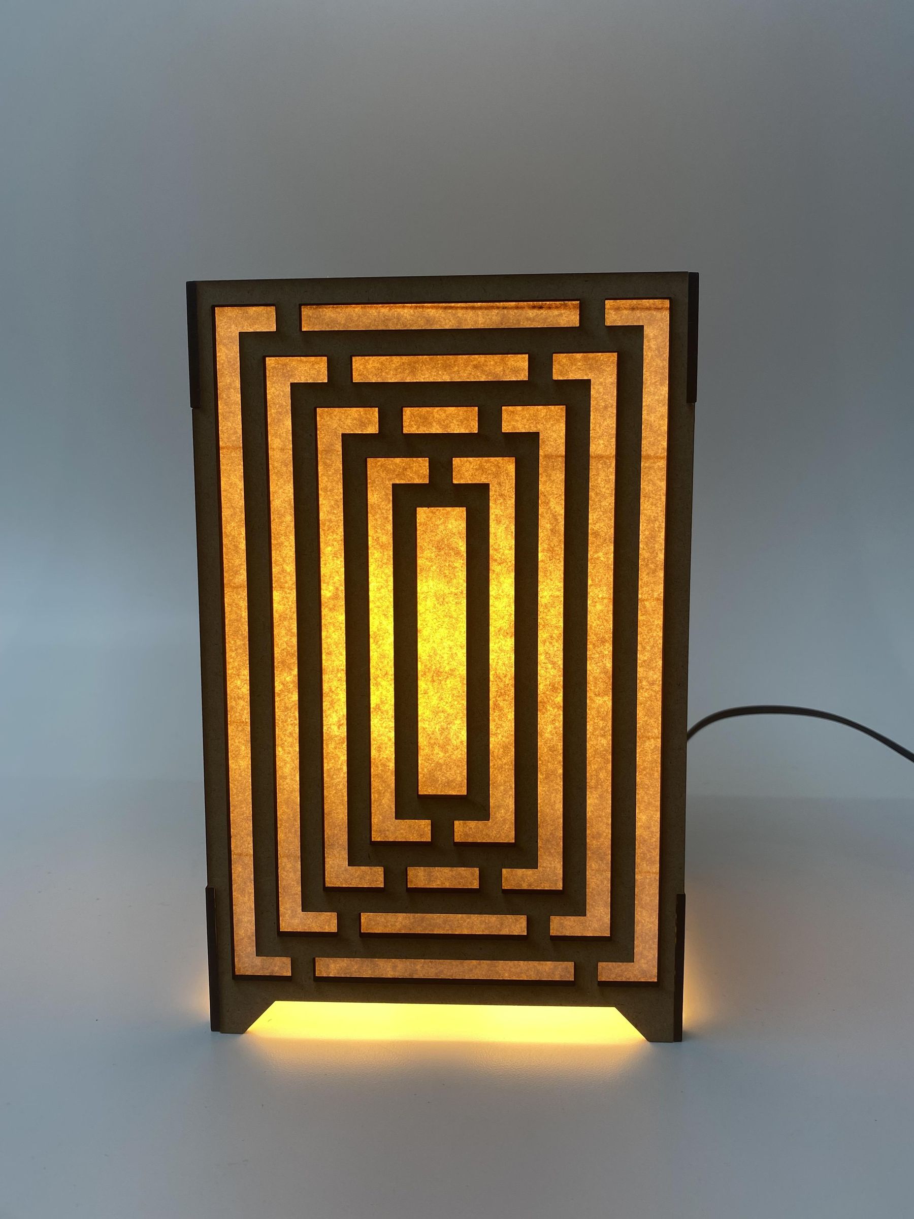MDF Laser Cut Lamp (4 Sided) : 8 Steps (with Pictures) - Instructables