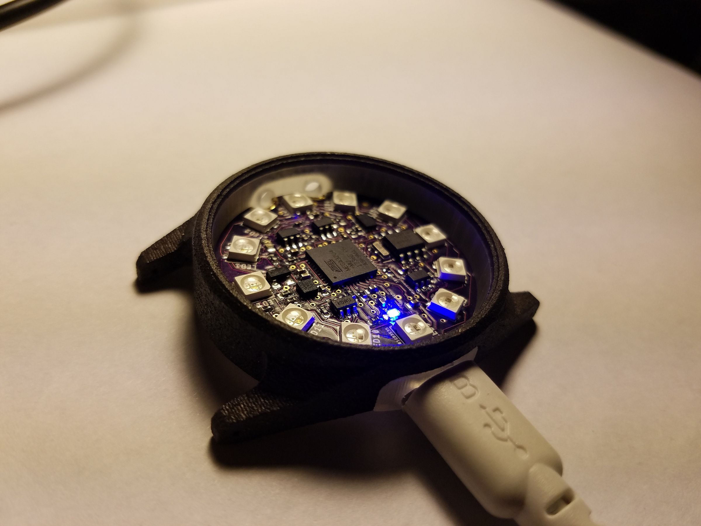 Vortex Watch: an Infinity Mirror Wristwatch | Trybotics