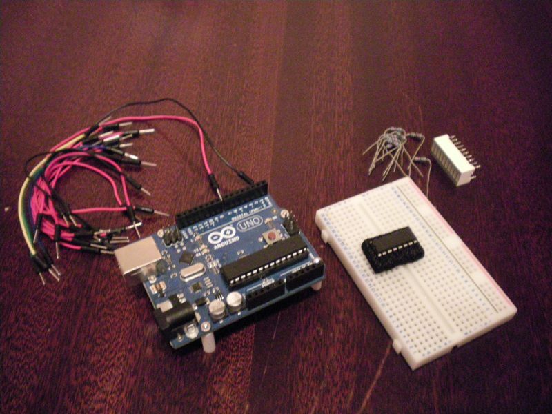 8 LED Chaser With 74HC595 8 Bit Shift Register : 5 Steps (with Pictures ...