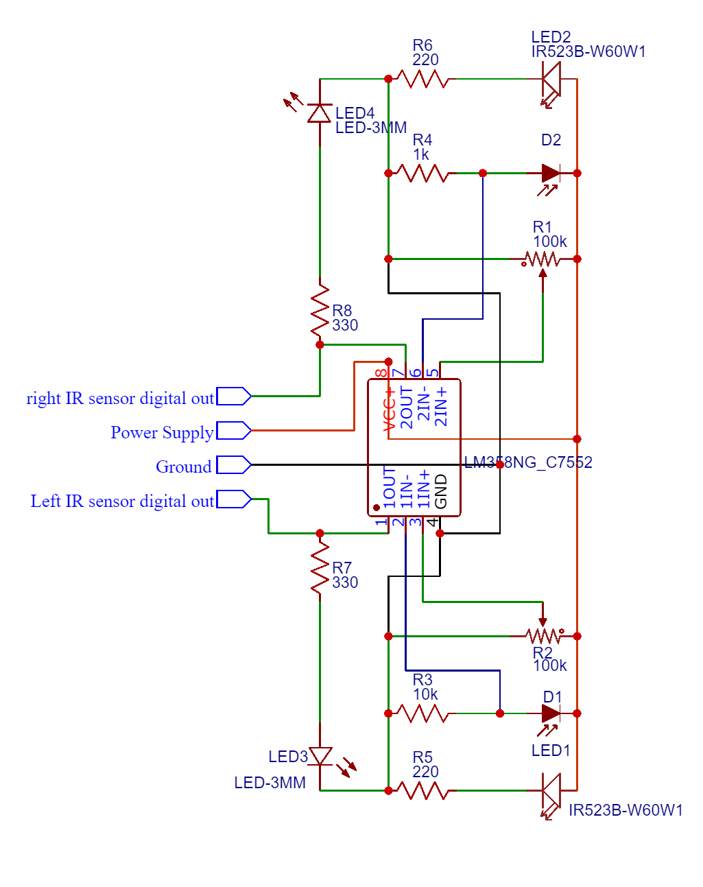 IR Based Line Following Robot From Scratch [No Microcontroller] : 13 ...
