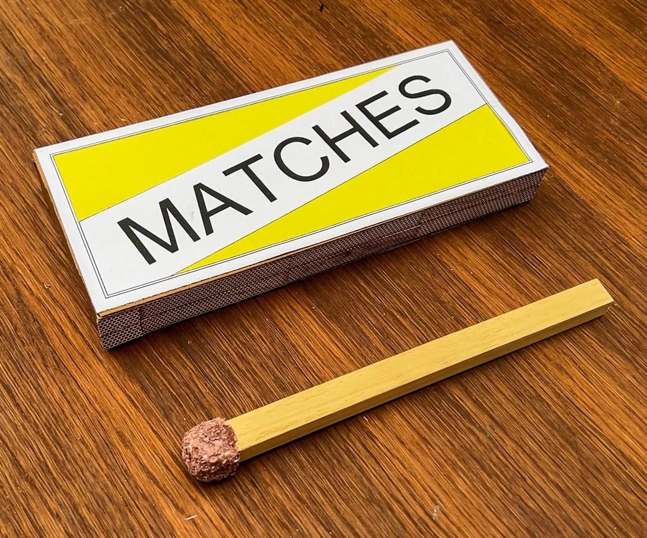 Giant Matches - That Work! : 9 Steps (with Pictures) - Instructables