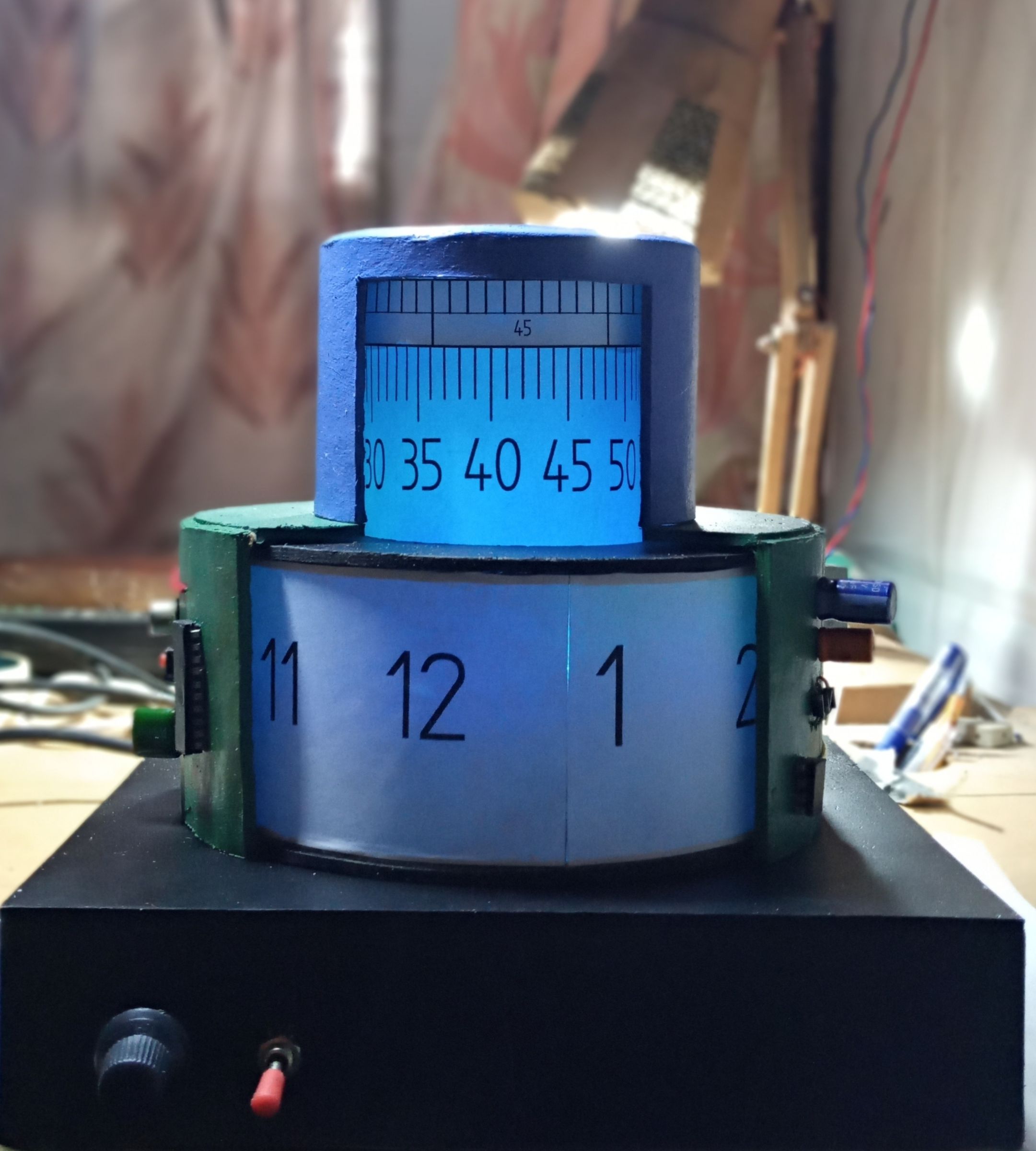 Cylindrical Cyberpunk Clock : 14 Steps (with Pictures) - Instructables