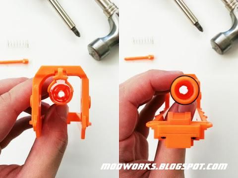 Nerf Retaliator Mod: Air Restrictor Removal and Barrel Extension : 8 Steps - Instructables
