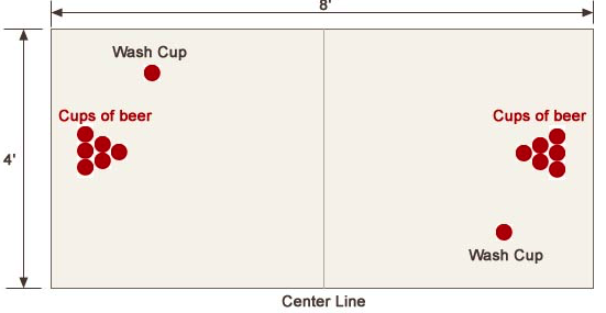 Beer Pong Table : 4 Steps - Instructables
