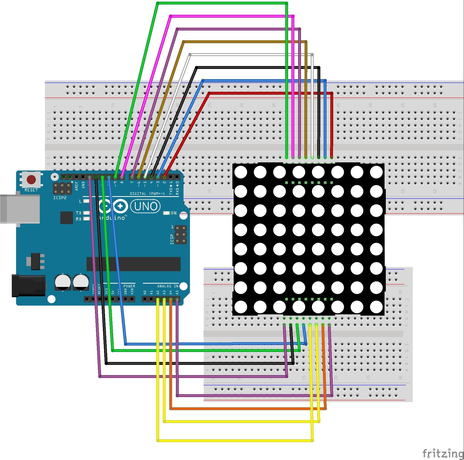 Como Usar Uma Placa LED Matrix 8x8- Arduino : 3 Steps - Instructables