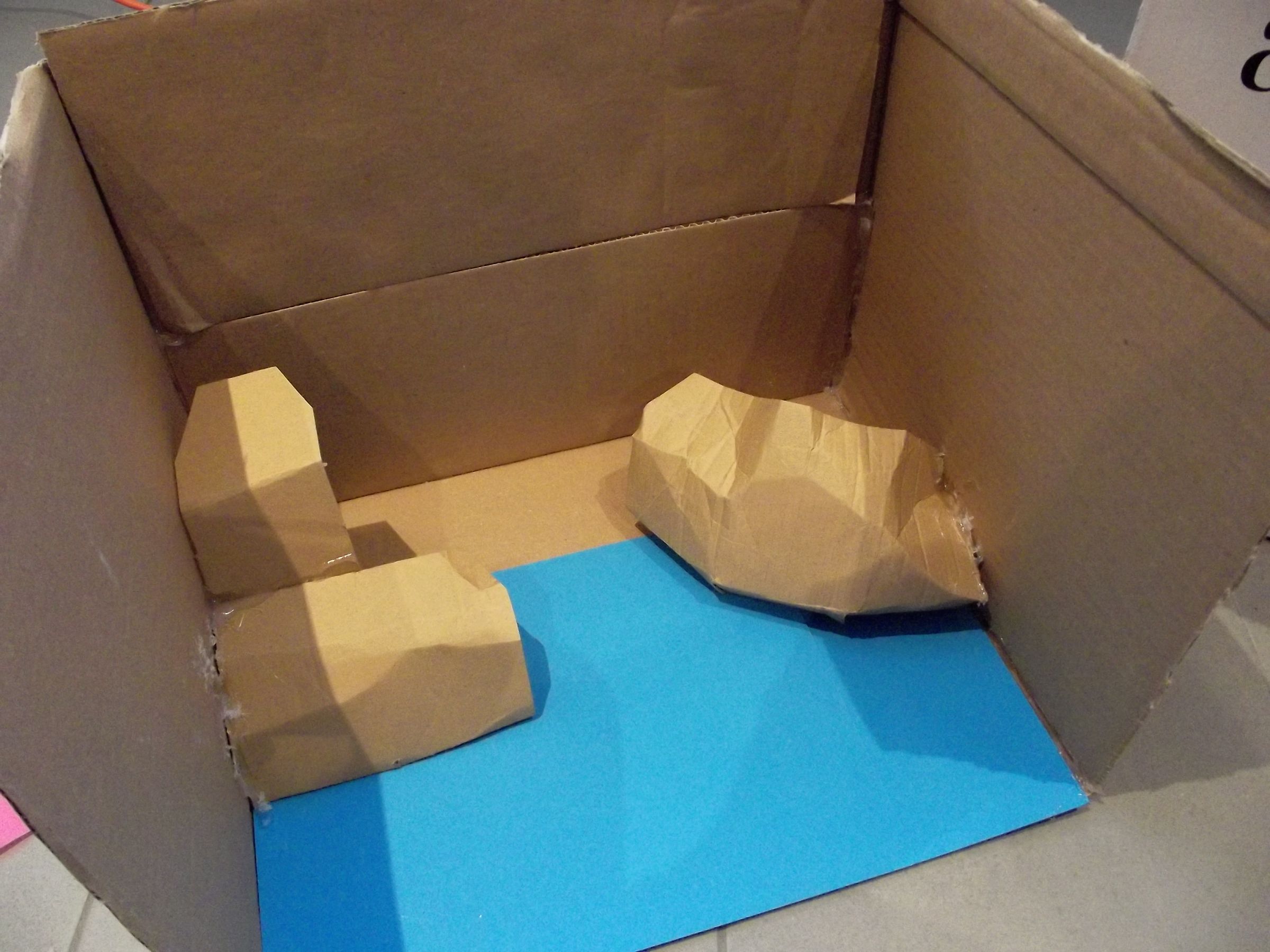 Cardboard Waterfall Diorama : 13 Steps - Instructables
