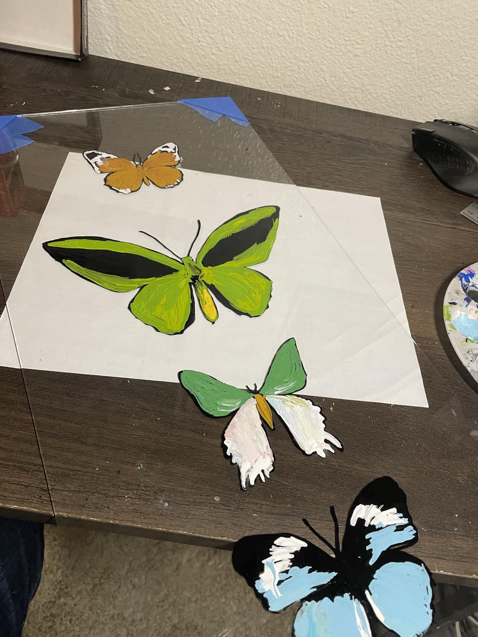 Painted Butterfly Mounts : 6 Steps (with Pictures) - Instructables