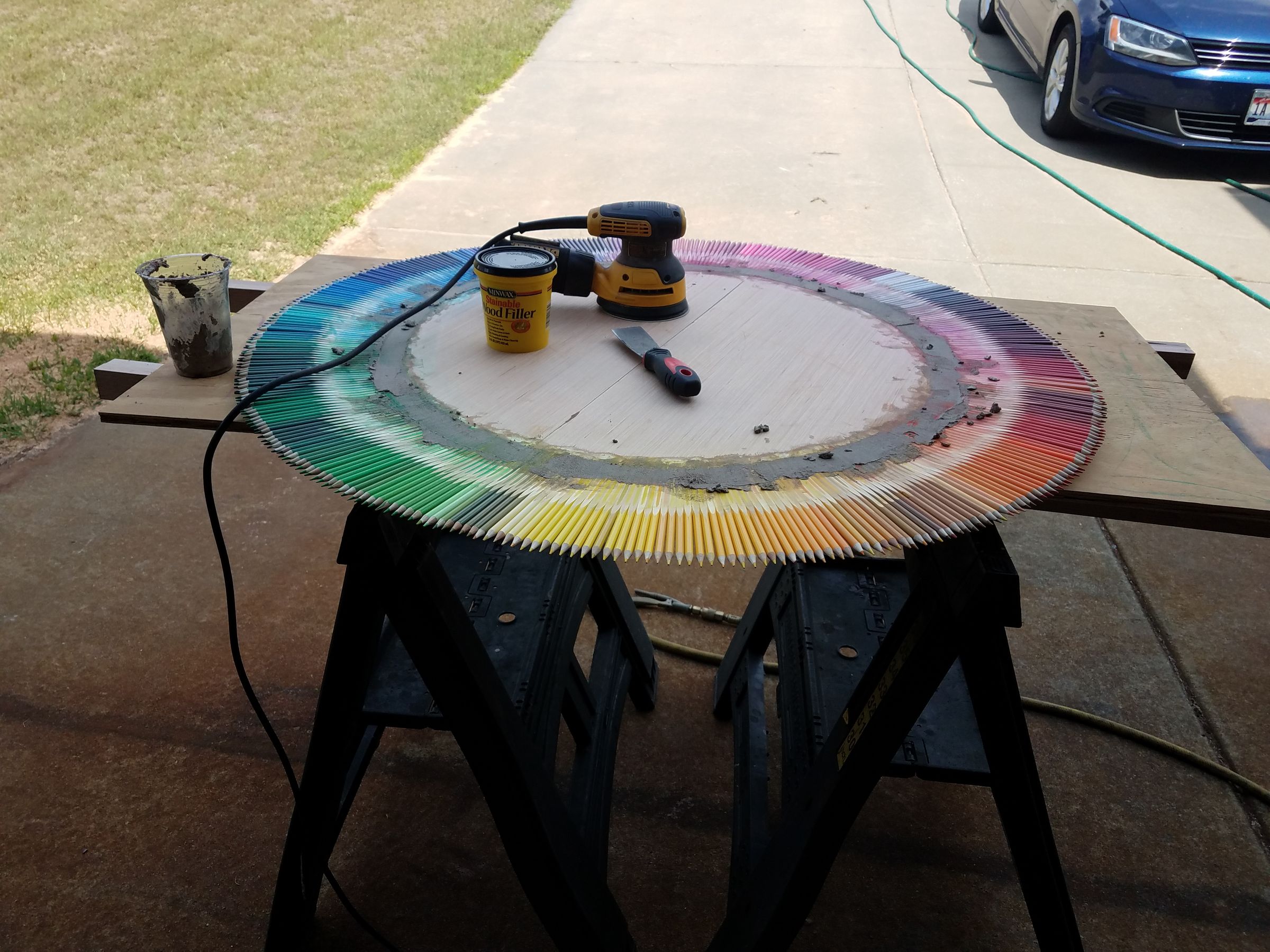 Rainbow Colored Pencil Mirror : 13 Steps (with Pictures) - Instructables