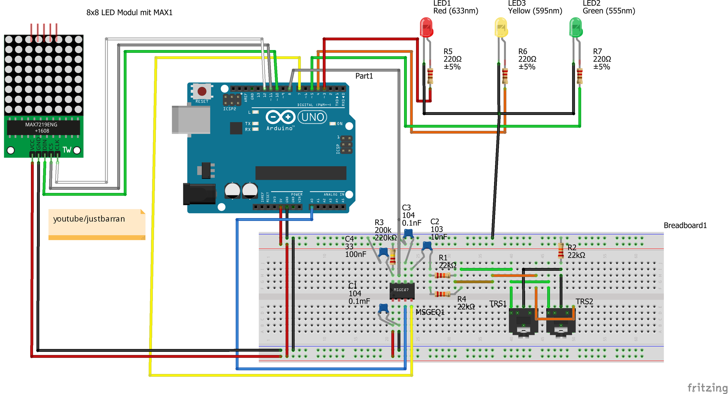 DIY Automatic Musical Christmas Lights (MSGEQ7 + Arduino) : 6 Steps ...