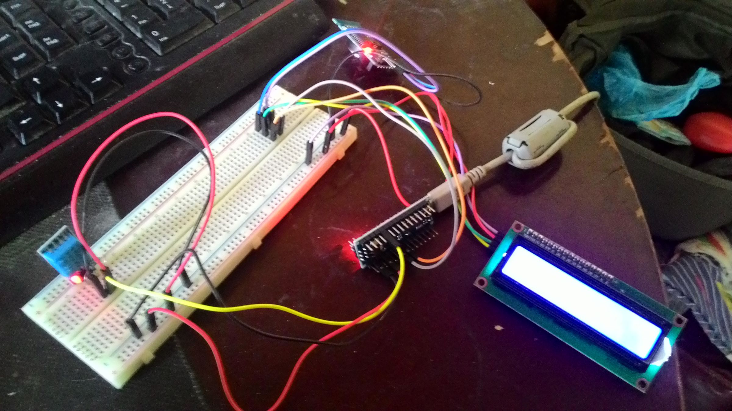 Clock With Thermometer Using Arduino, I2c 16x2 Lcd, DS1307 RTC and ...