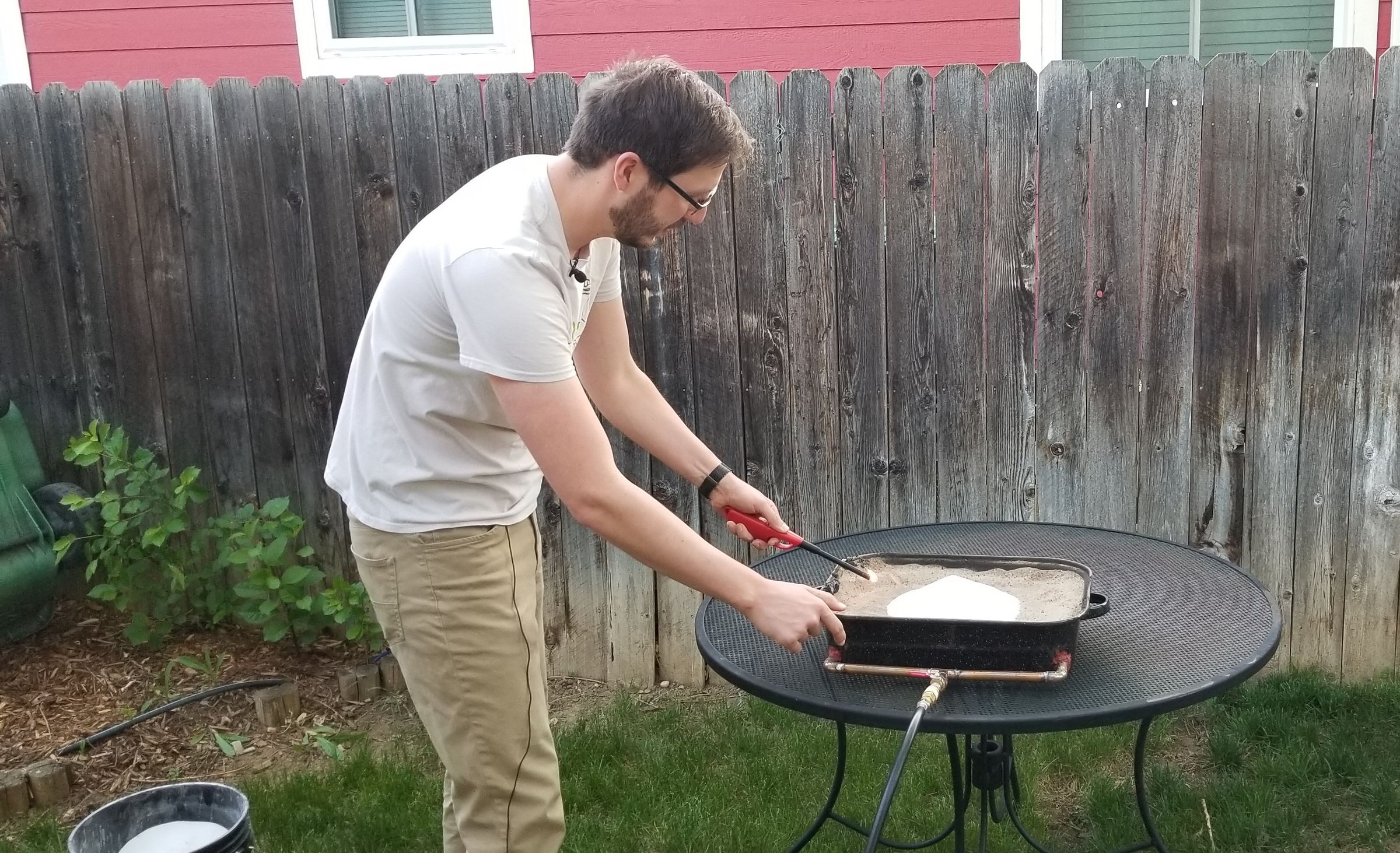 Fire Snakes in Liquid Sand Gas Fire! : 8 Steps (with Pictures ...