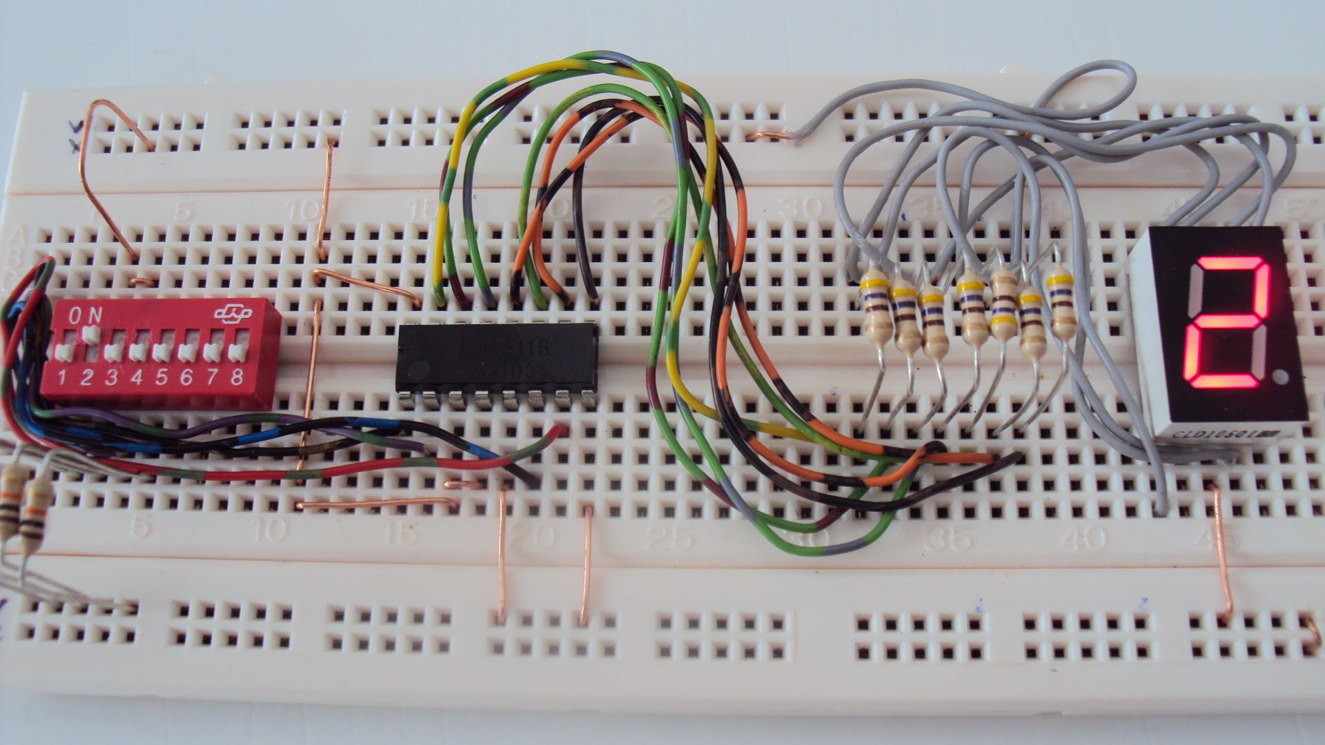 (BCD) to 7 Segment Display - Instructables