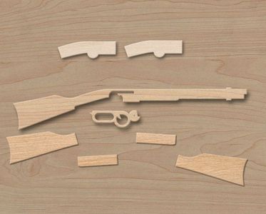 How to Make a Wooden Toy Winchester Rifle : 4 Steps (with Pictures ...