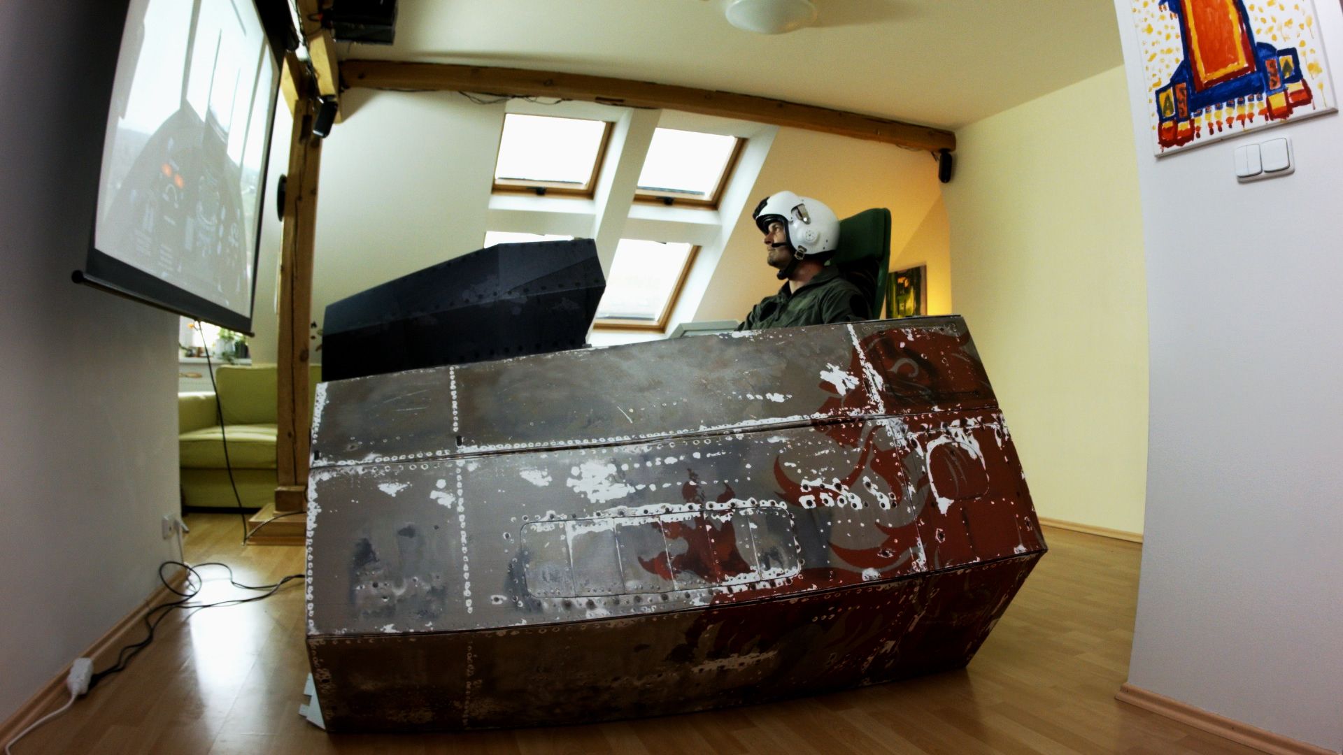 Full Scale Fighter Jet Cockpit From Cardboard : 7 Steps (with Pictures ...