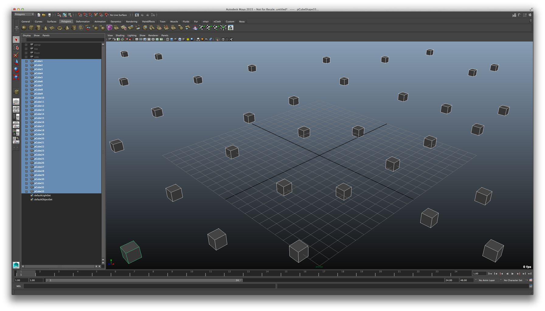Introduction To Mel Scripting In Maya 3d Fractals 7 Steps With