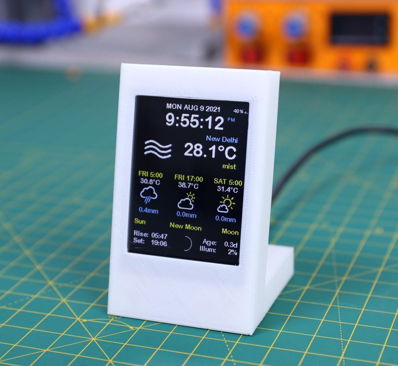 ESP8266 Weather Widget V2.0 : 13 Steps (with Pictures) - Instructables