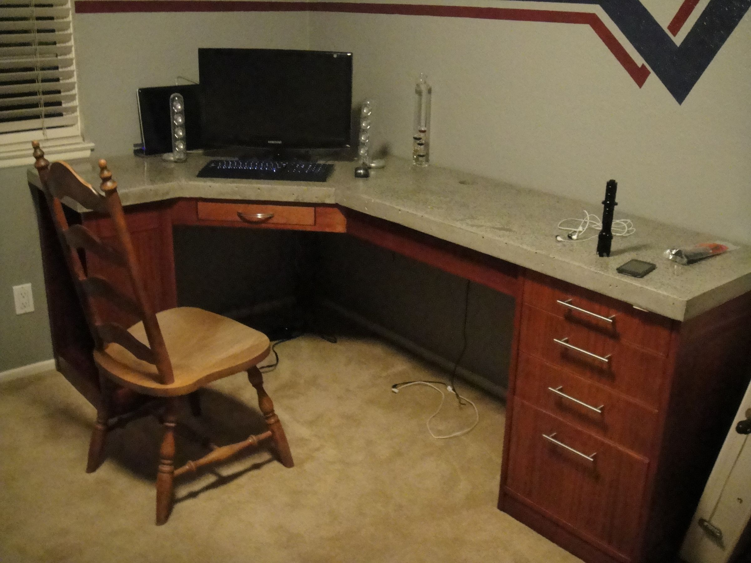 How to Build a Polished Concrete Desk : 9 Steps (with Pictures ...