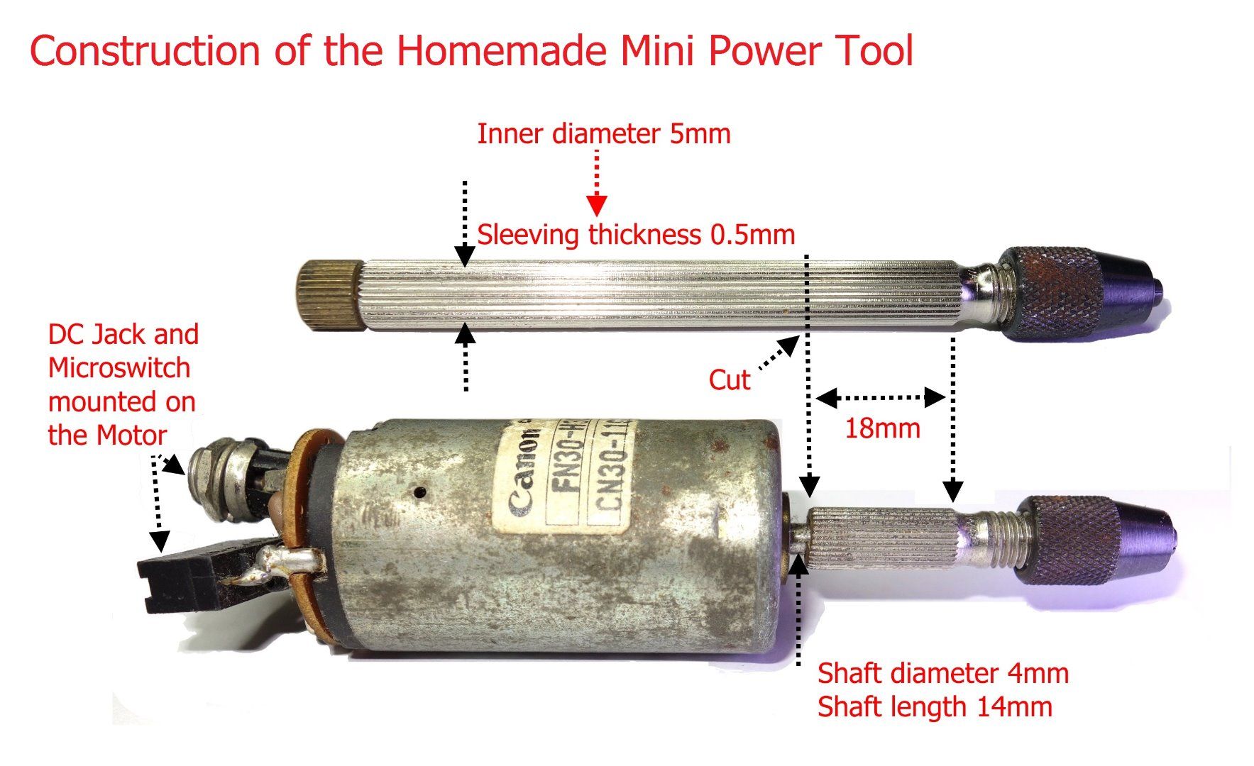 Make This Cheap and Easy Mini Power Tool : 7 Steps - Instructables