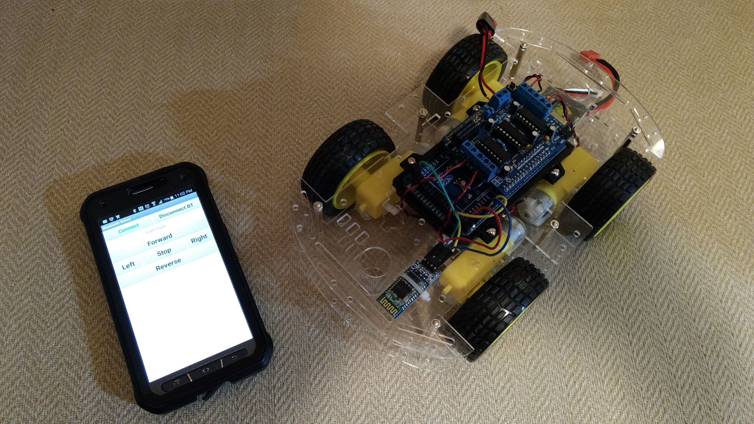 Build a Bluetooth Robot W/ Arduino & MIT App Inventor : 9 Steps (with ...