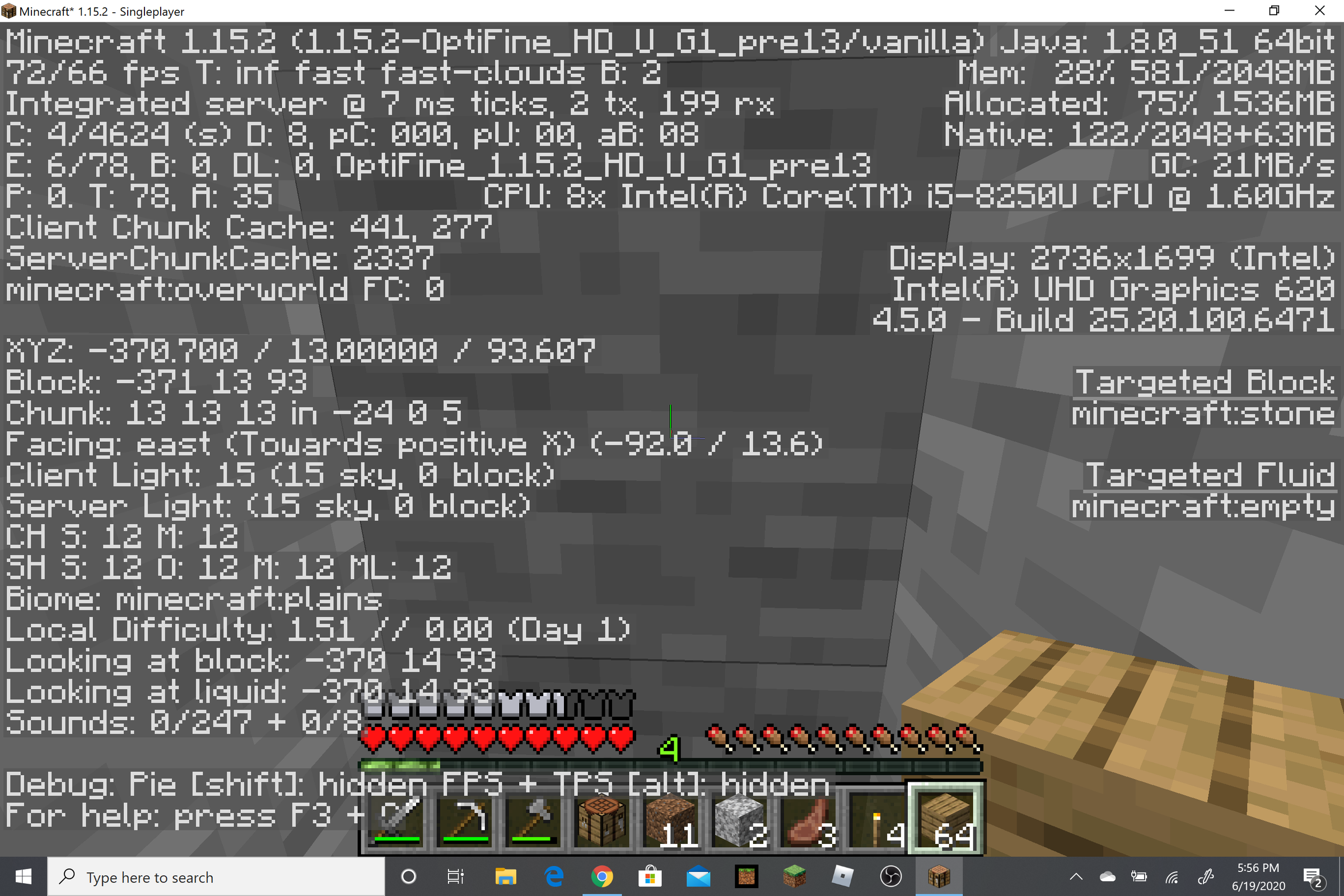 Starting a Minecraft Survival World (Java Edition) : 5 Steps ...