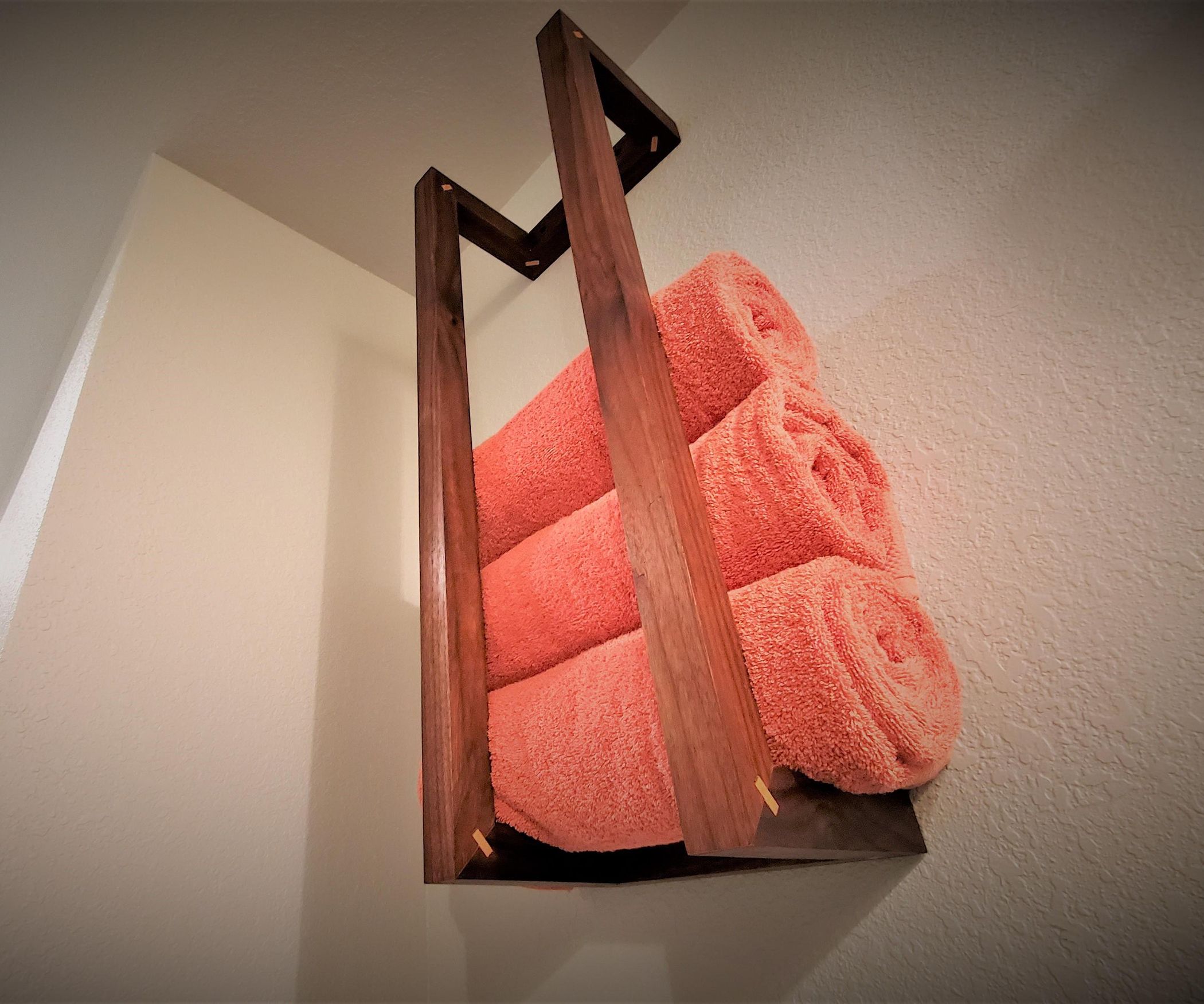DIY Wood Towel Holder : 8 Steps (with Pictures) - Instructables