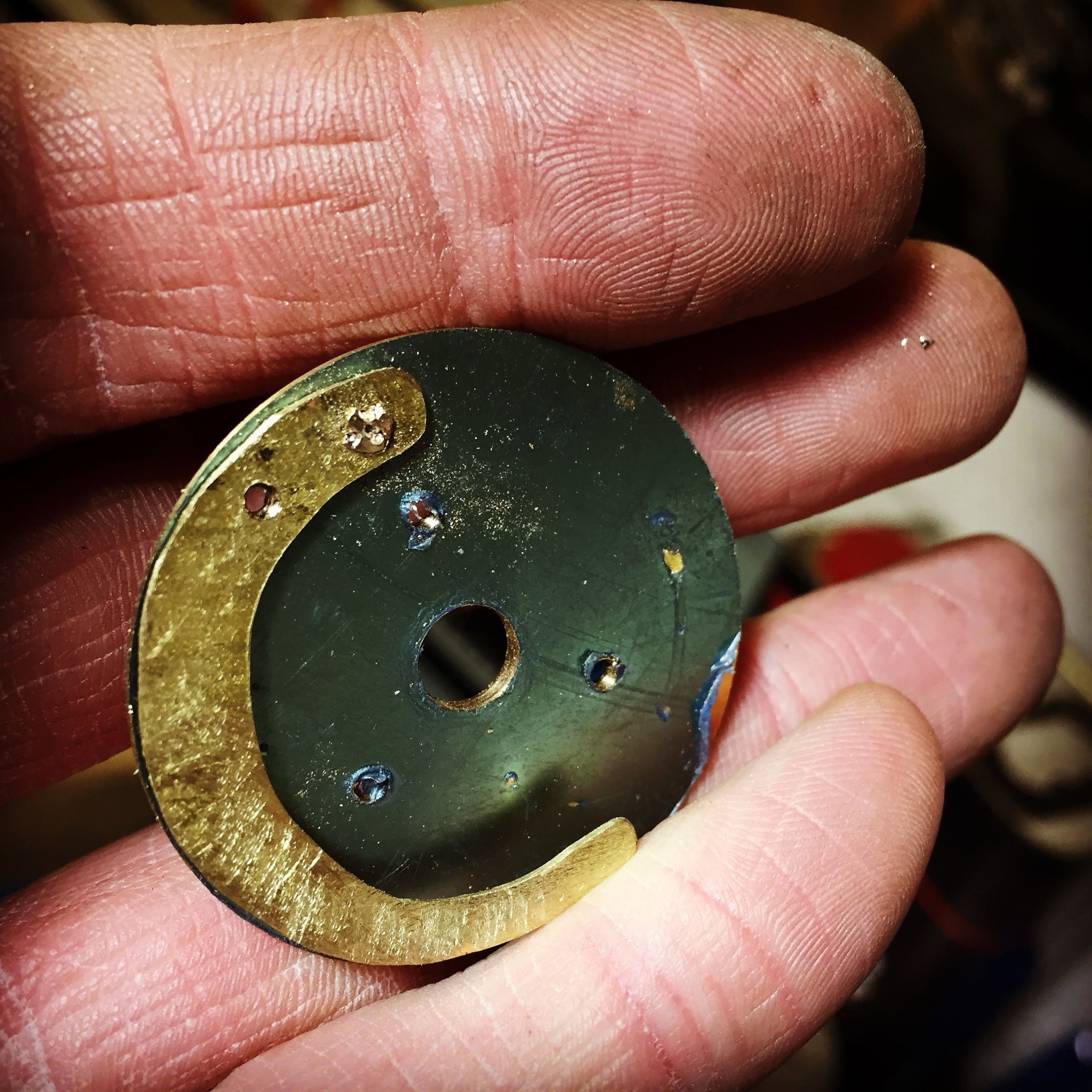 Making a Wall Hanging Brass Mechanical Alarm Clock in the Home Machine ...