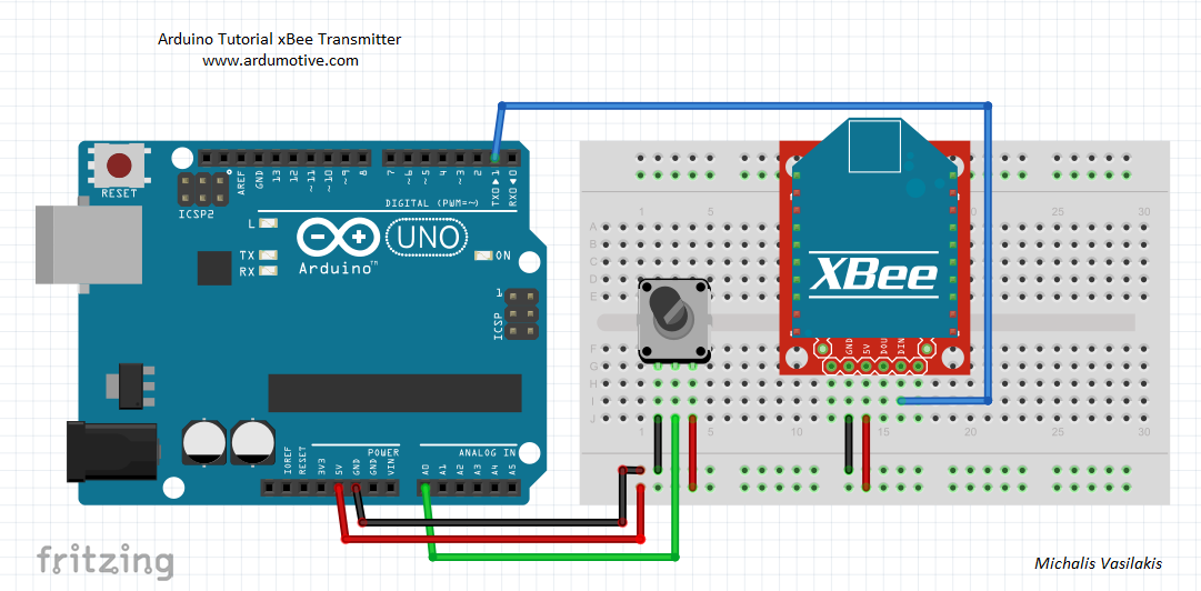 How to Use XBee Modules As Transmitter & Receiver - Arduino Tutorial ...