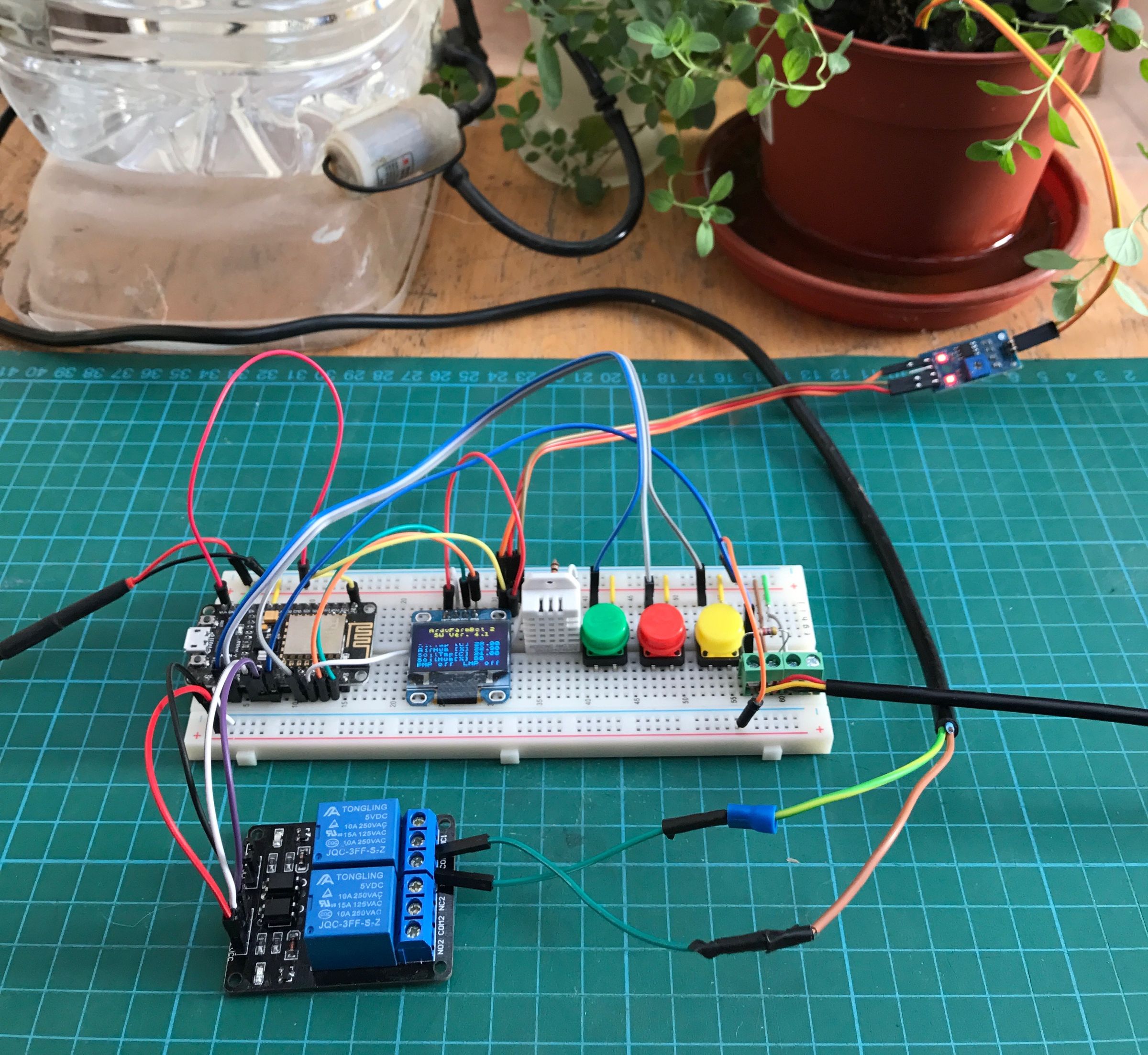 Automatic Gardening System With NodeMCU and Blynk, the "ArduFarmBot 2 ...