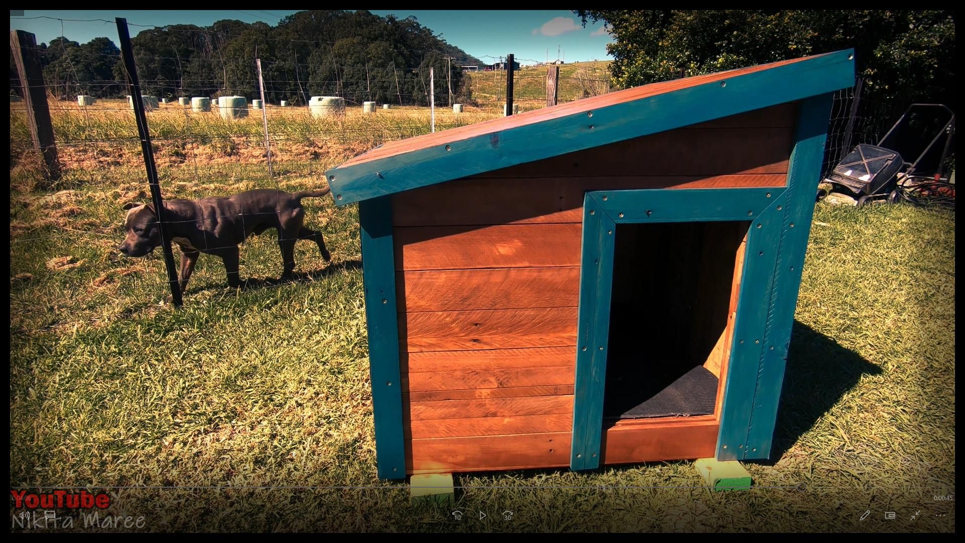 How to Build a Dog Kennel - Cheap and Easy Dog House : 49 Steps (with ...