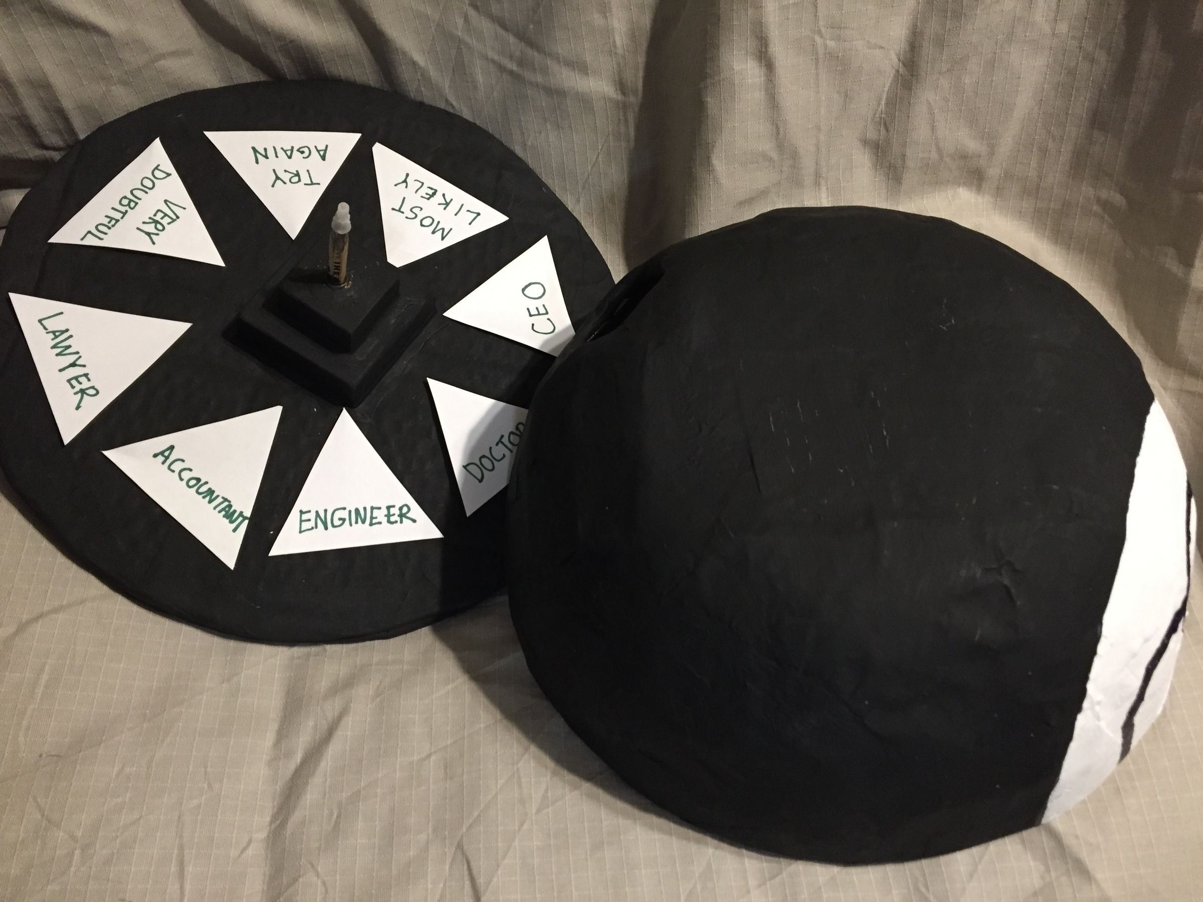 Magic 8 Ball Decision Maker Spinner : 4 Steps (with Pictures ...