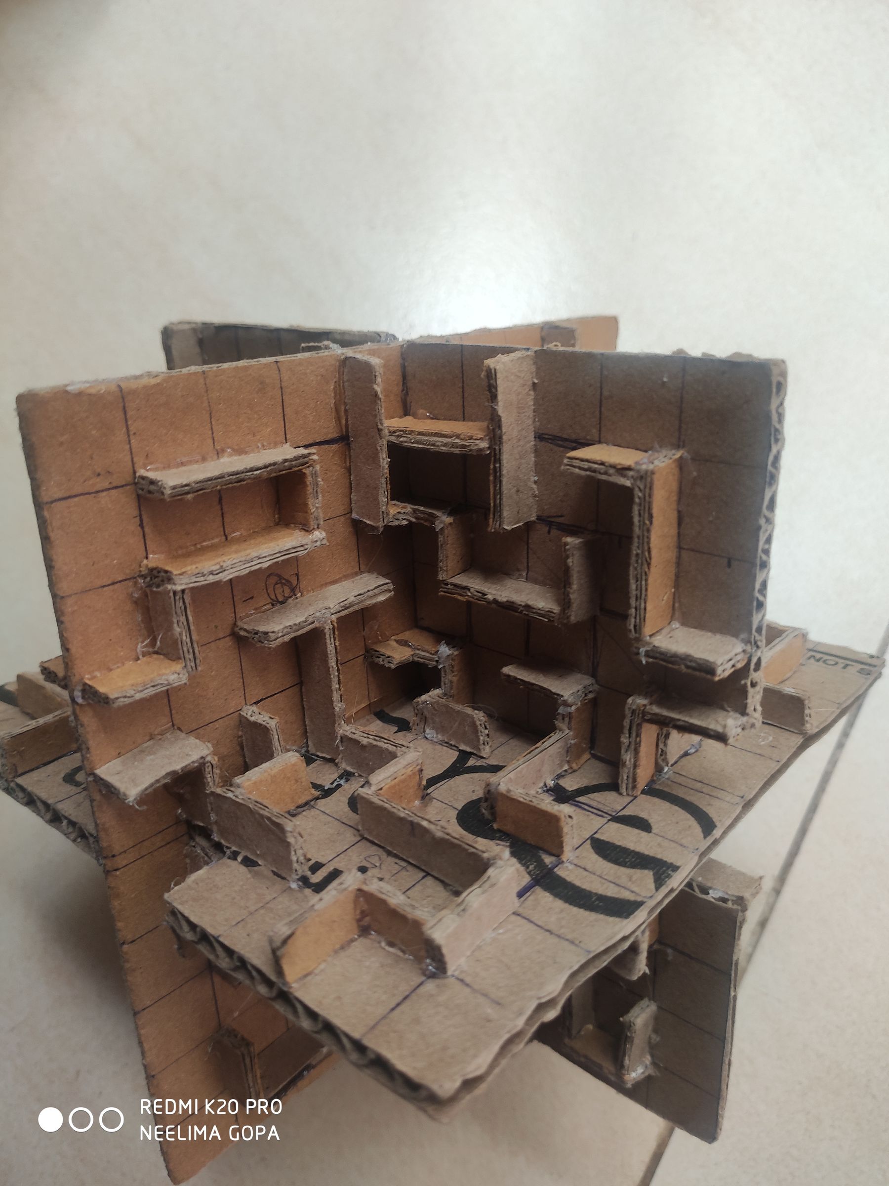 3D Cardboard Labyrinth Maze : 19 Steps (with Pictures) - Instructables