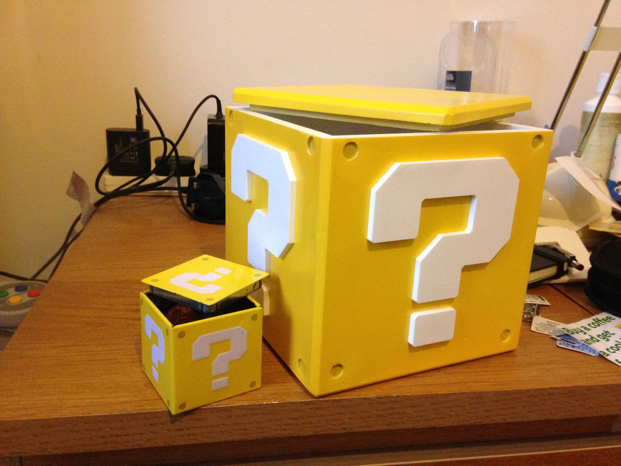 Super Mario: Question Block Box : 11 Steps (with Pictures) - Instructables