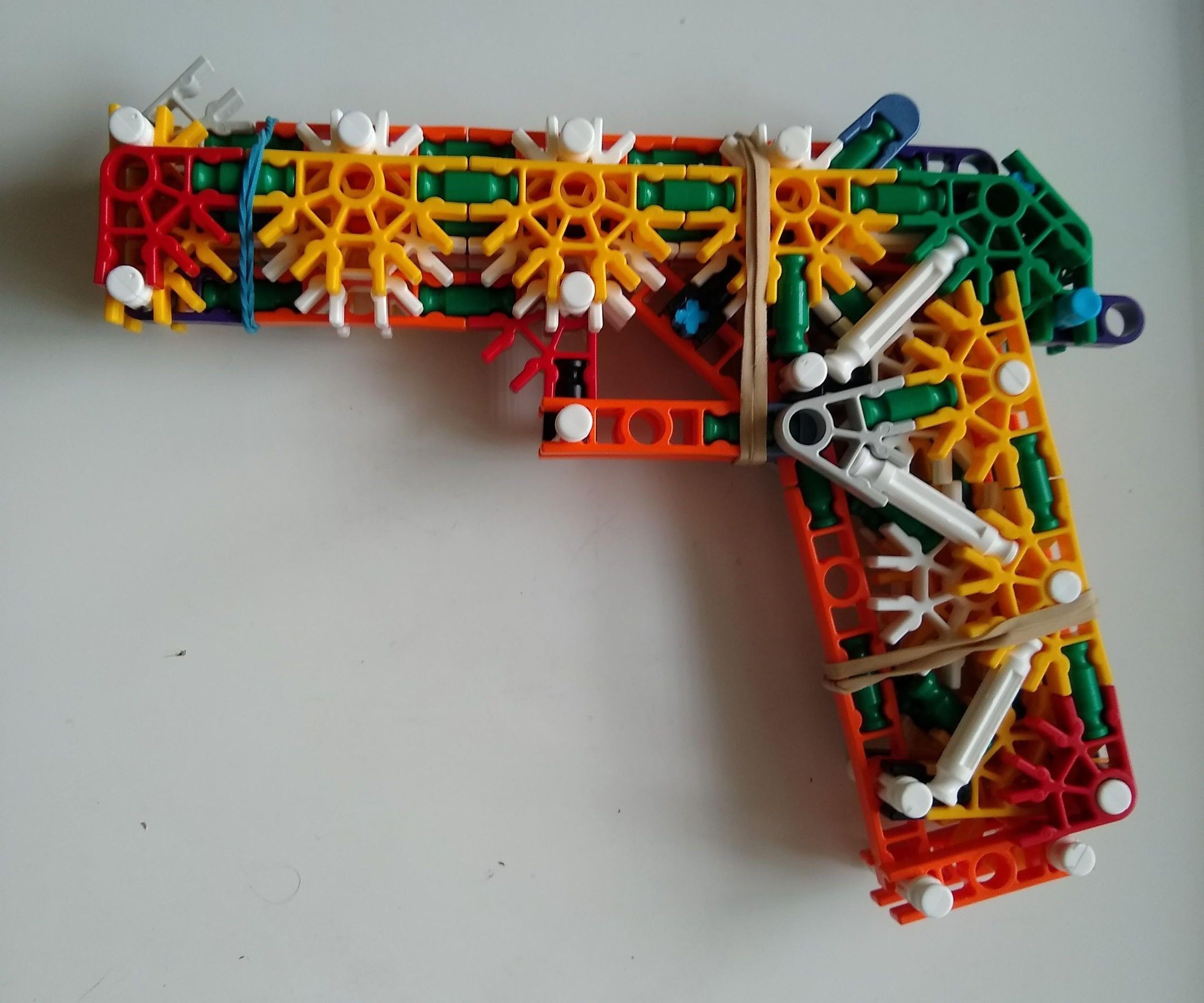 Knex Pistol and Mods : 4 Steps - Instructables