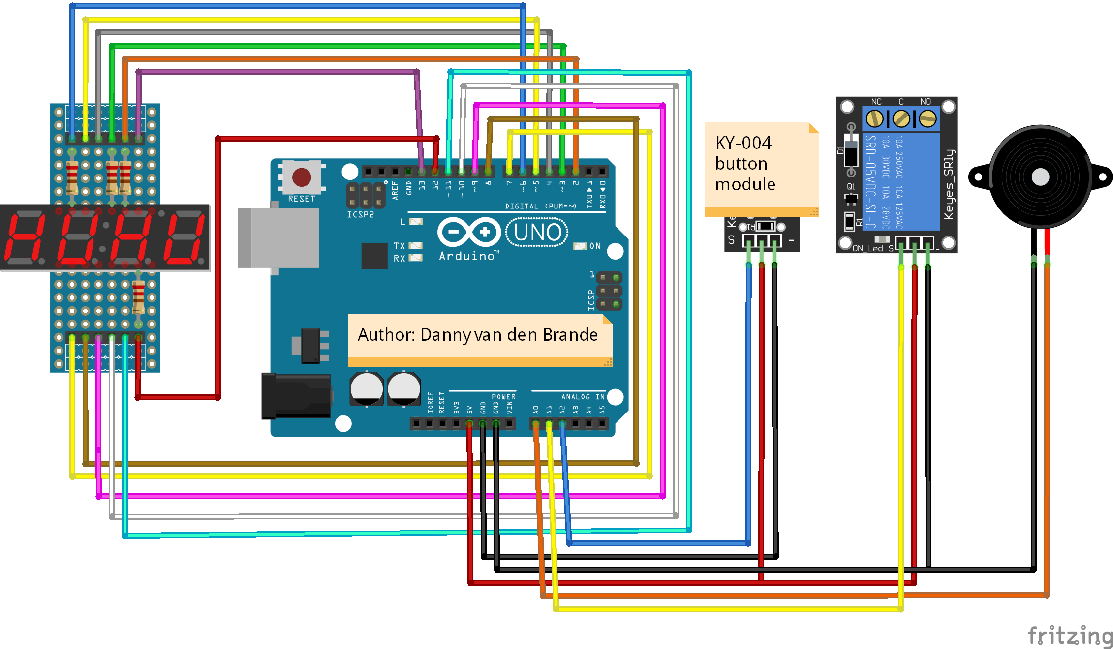 Arduino - Time BOMB Airsoft Using the KYX 5461AS 4 Digit 7 Segment ...
