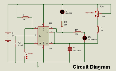 DIY | Adjustable Timer Using 555 & Potentiometer : 6 Steps (with ...