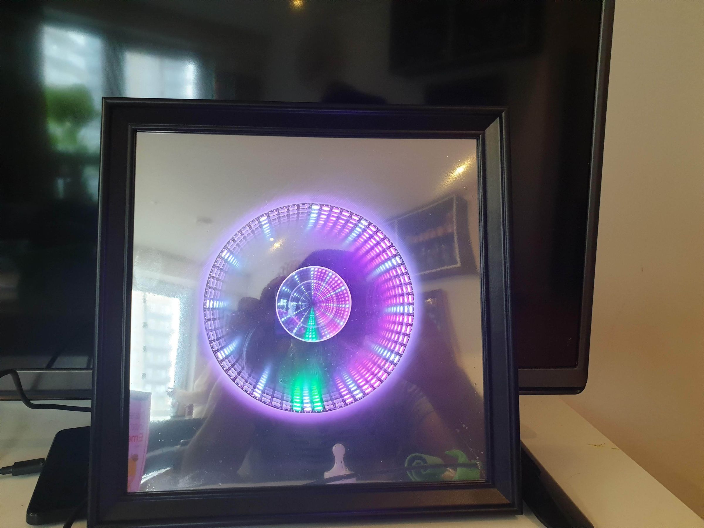 Easy - Infinity Mirror Clock : 9 Steps (with Pictures) - Instructables