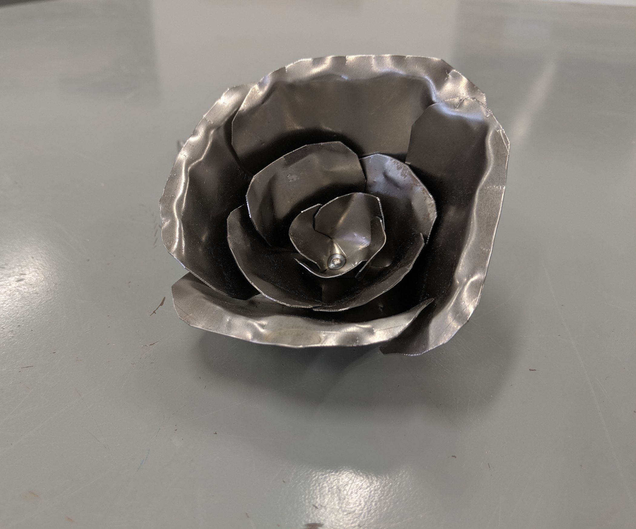 Easy Sheet Metal Flower : 6 Steps (with Pictures) - Instructables