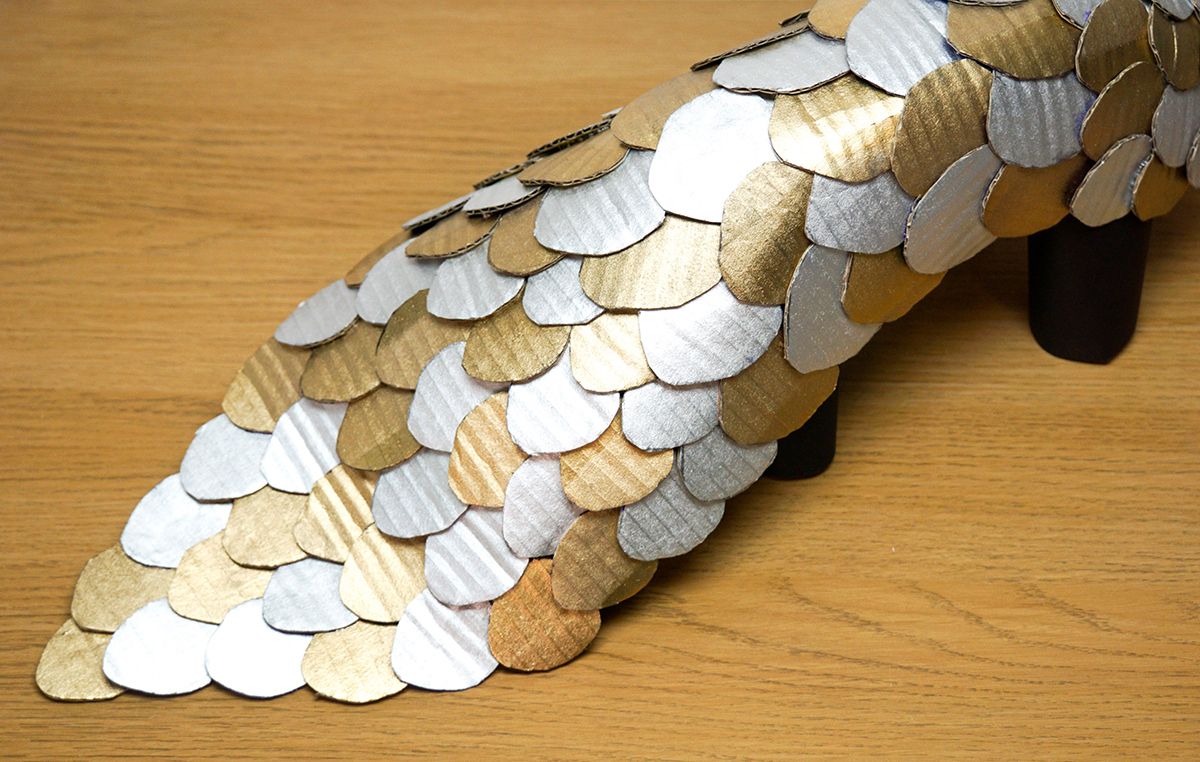 DIY Cardboard Pangolin | Sculpt an Armoured Animal With Recycled Card ...